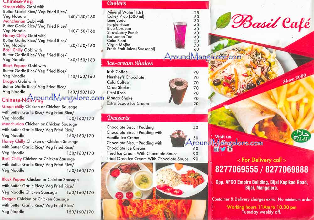 Basil Cafe - Bejai Kapikad - Around Mangalore