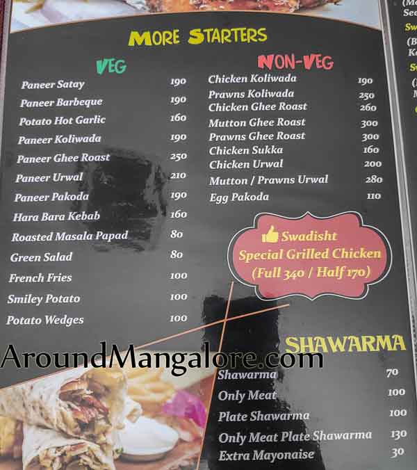 Swadisht Restaurant - Kankanady - Around Mangalore